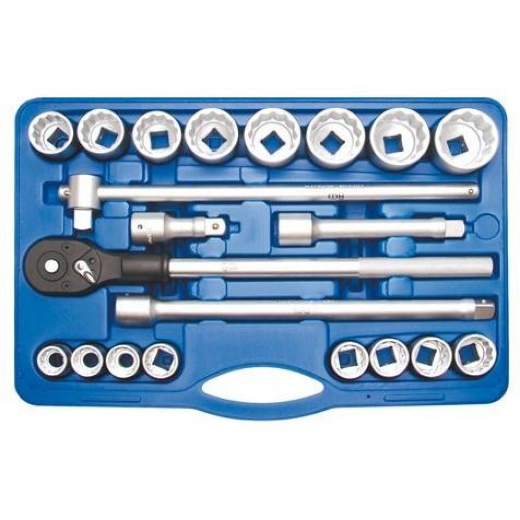 Juego de dados 21 PZA std, entradas de 3/4 - MaquinTools